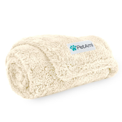 PetAmi Sherpa Fleece Pet Blanket | Wayfair